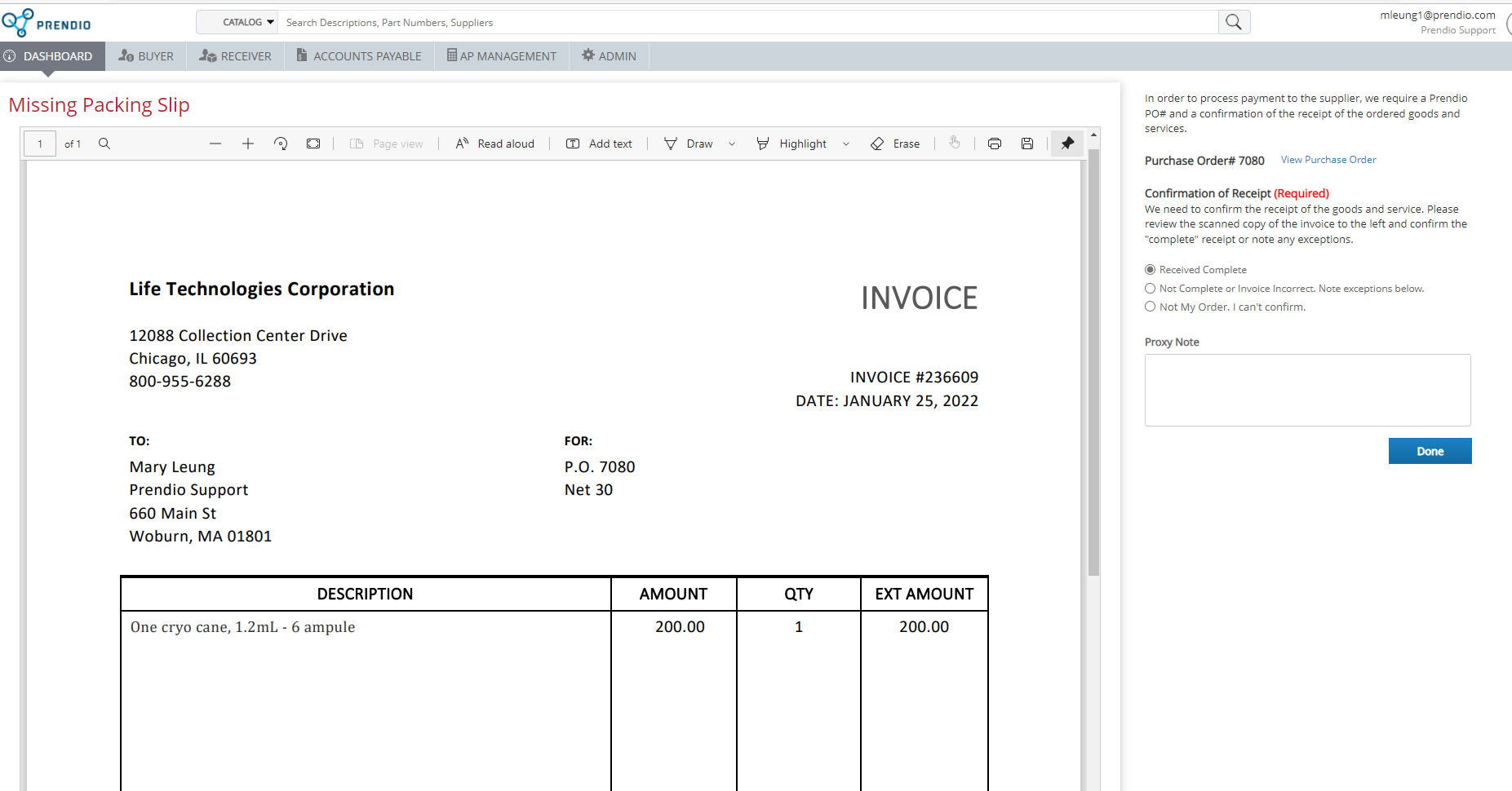 Understanding Missing Packing Slip Proxy Requests